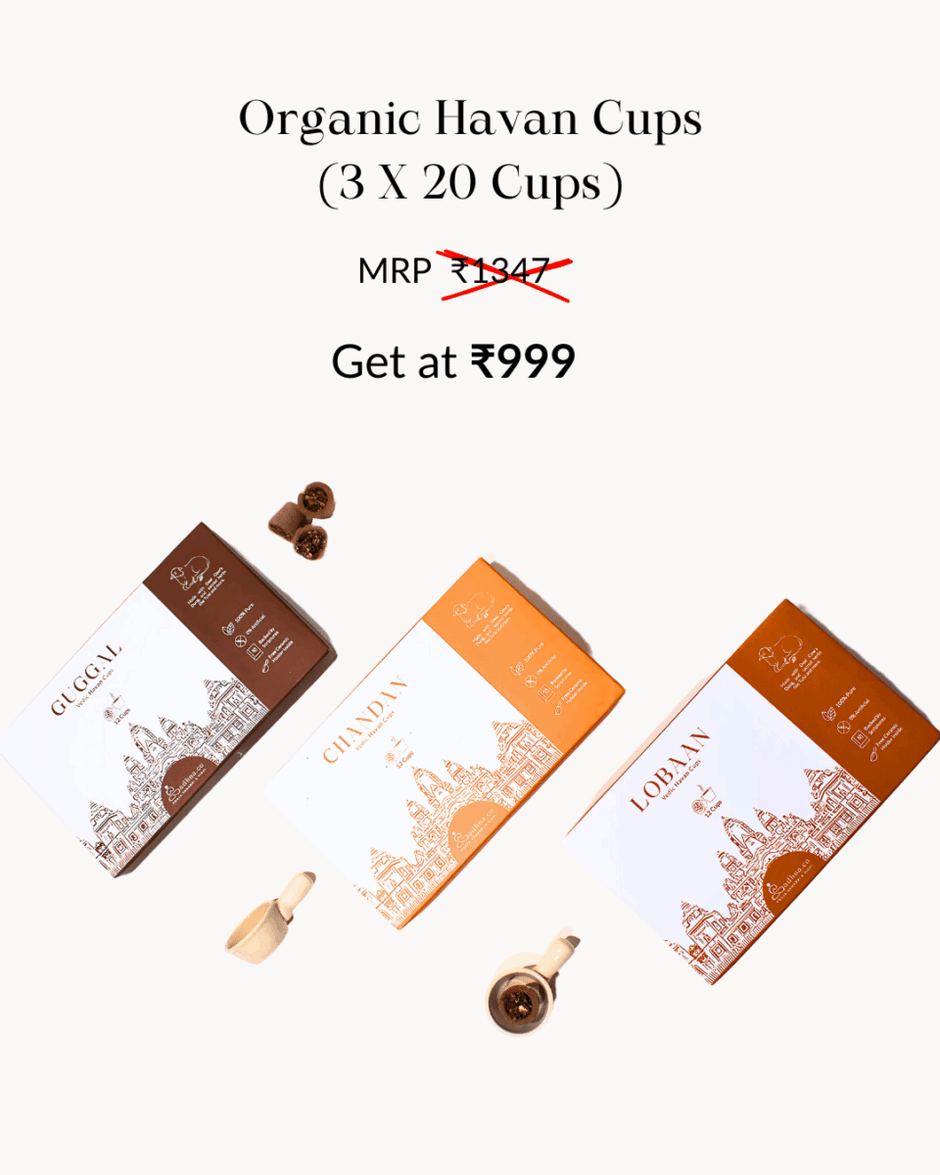 Organic Havan Cups - Pure Ingredients, Low Smoke – Sadhna.co™