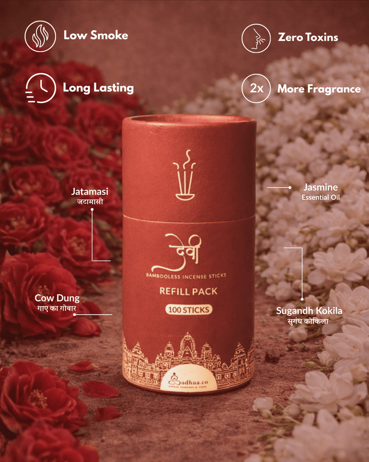 Devi Refill Pack - Bambooless Incense - Sadhna.co – Sadhna.co™